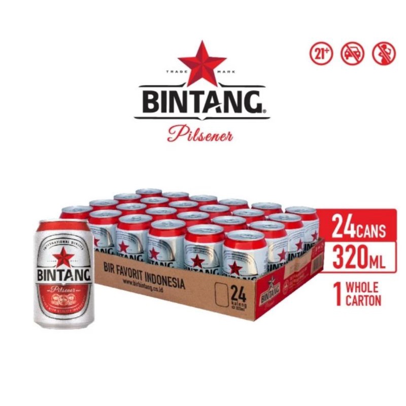 Jual BIR BINTANG KALENG 320ML | Shopee Indonesia