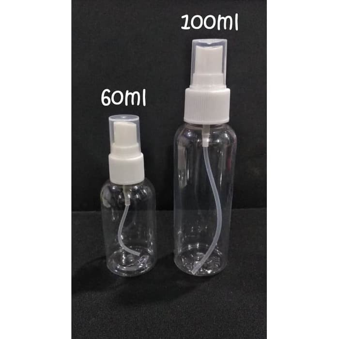 Jual Botol spray 100ml / Botol plastik 100ml / Botol 100ml Refill Isi ...