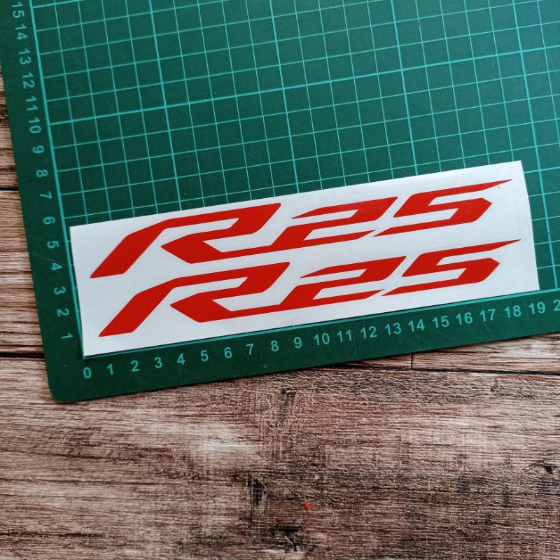 Jual sticker logo Yamaha r25 cutting stiker Indonesia|Shopee Indonesia