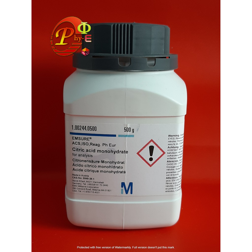 Jual Asam Sitrat Monohidrat / Citric Acid Monohydrate Analis Per 5 gram ...