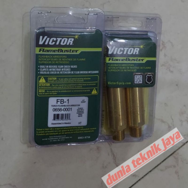 Jual Flasback arrestor merk victor FB-1 FB1 FB 1 oxygen oksigen acetylene / LPG elpiji propane ...