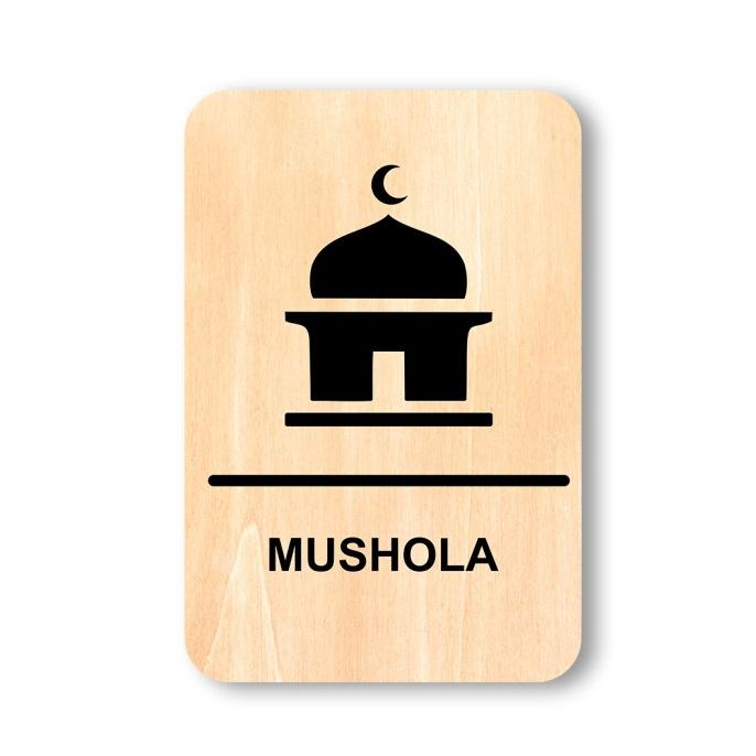 Jual ] papan tanda mushola - sign system - mushola | Shopee Indonesia