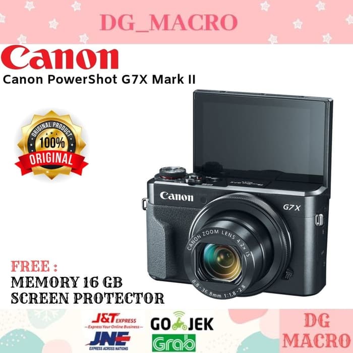 Jual Canon PowerShot G7X Mark II - Camera Pocket - GARANSI RESMI !! | Shopee Indonesia