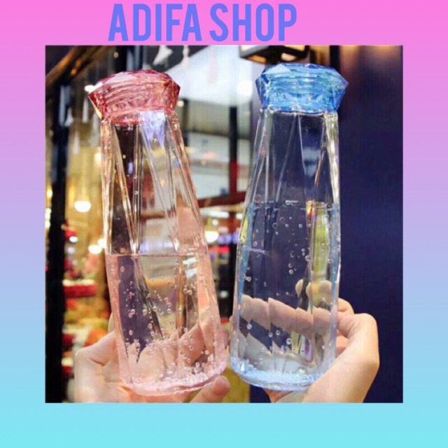Jual Botol minum unik botol diamond botol korea botol minuman bpa free ...