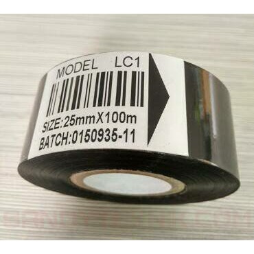 Jual (Isi 10 Pcs) Ribbon Tape Tinta/Pita Mesin Coding 25 mm x 100 m ...