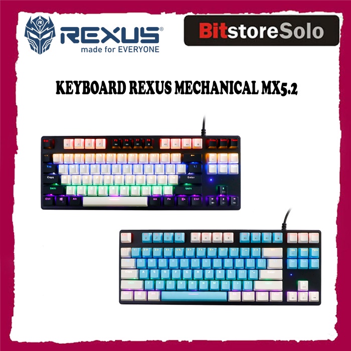 Jual Keyboard Gaming Rexus Mechanical MX 5.2 Legionare TKL | Shopee ...
