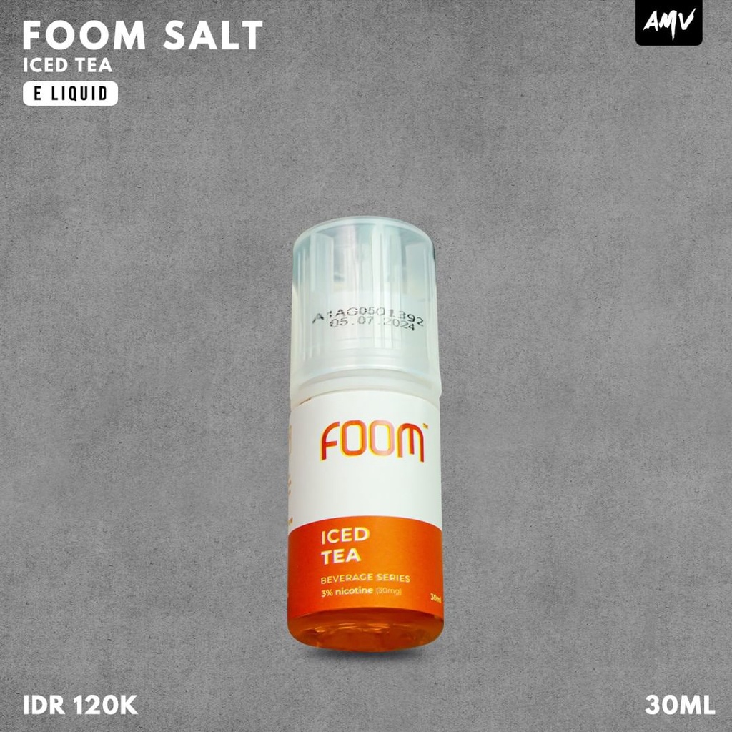 Jual Foom Iced Tea Salt Nic 30ML by Foom Lab - LS | Shopee Indonesia