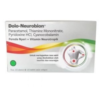 Jual DOLO NEUROBION perstrip 10 tablet Vitamin syaraf untuk kesemutan ...