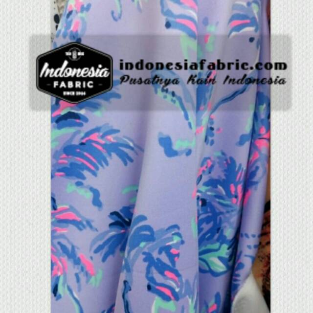 Jual Kain Thick Scuba 4 way stretch motif Purplejoy | Shopee Indonesia
