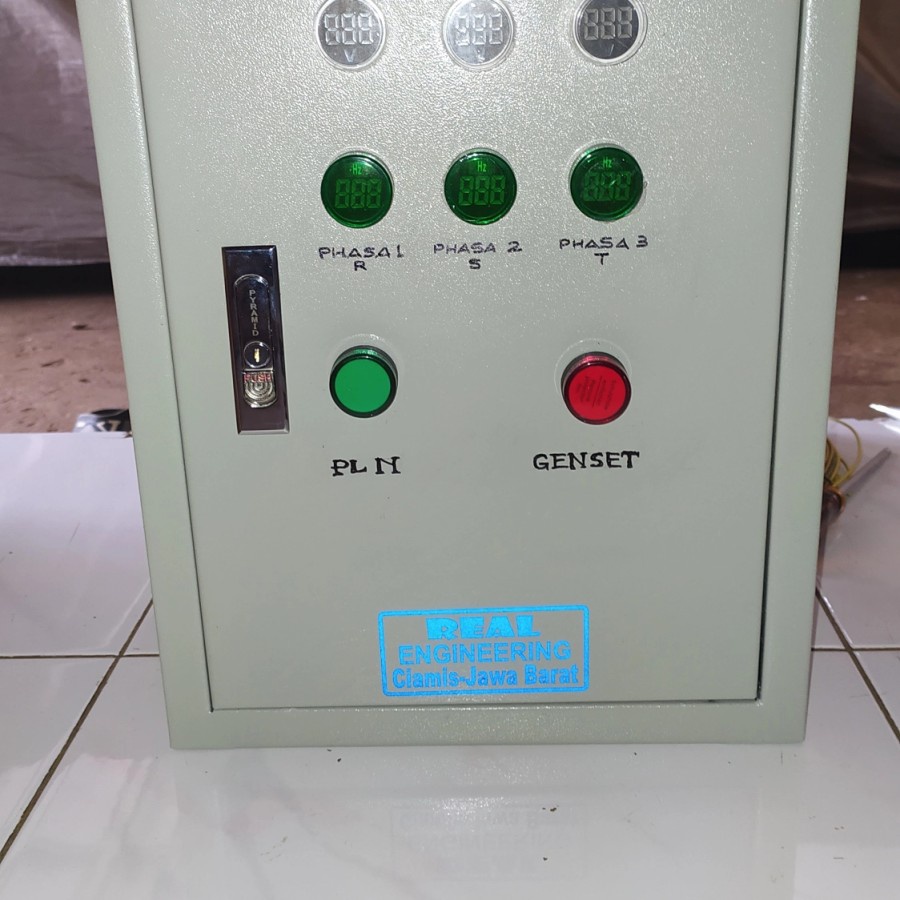 Jual Panel ATS (Auto Transfer Switch) PLN to Genset Listrik 3 Phase ...
