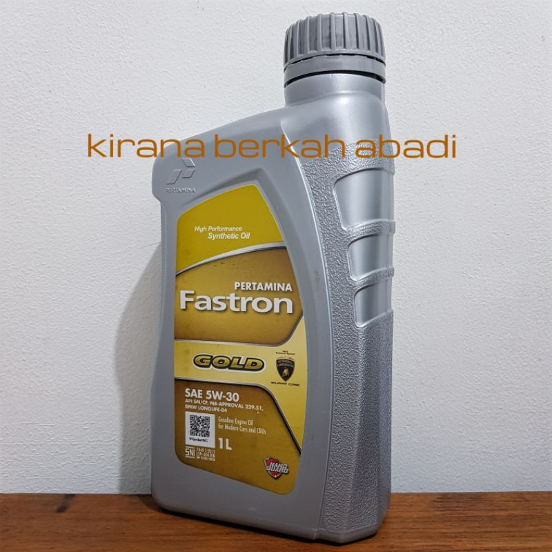Jual FASTRON GOLD 5W30 SN CF 1 kemasan 1 liter Indonesia|Shopee Indonesia
