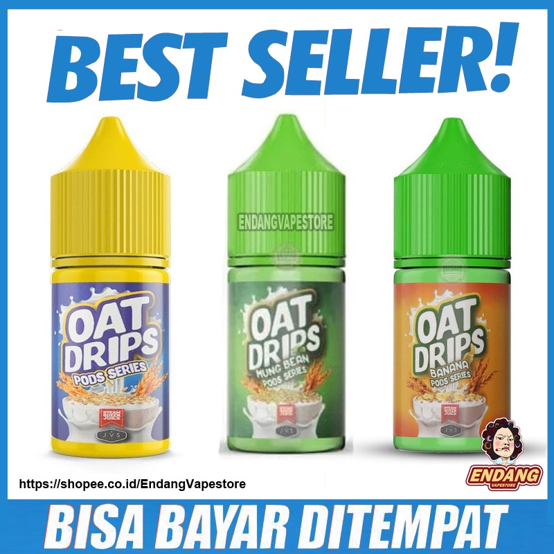 Jual Oat Drips Series Liquids Vapee Vapoor Salt Nic Saltnic Pods Pod ...