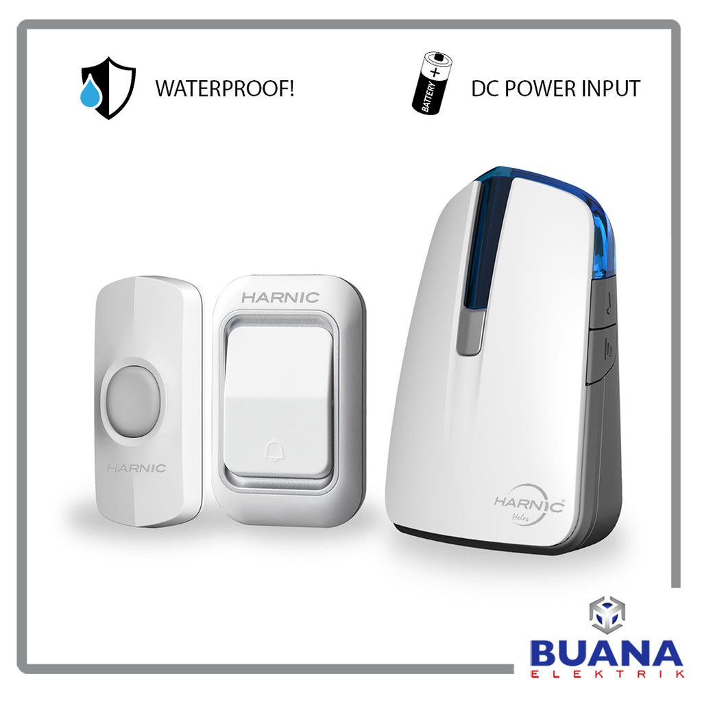 Jual Doorbell Harnic Heles - Bel Pintu - Bell Rumah - Wireless Pakai ...