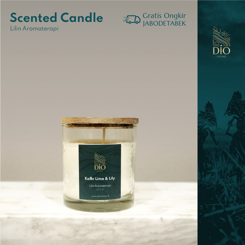 Jual Dio Living - Scented Candle / Lilin Aroma Terapi Kaffir Lime ...