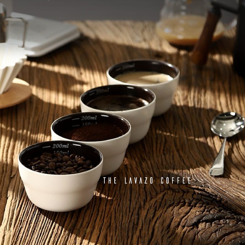 Jual SCAA Standard Coffee Cupping Bowl & Cupping Spoon | Mangkok ...