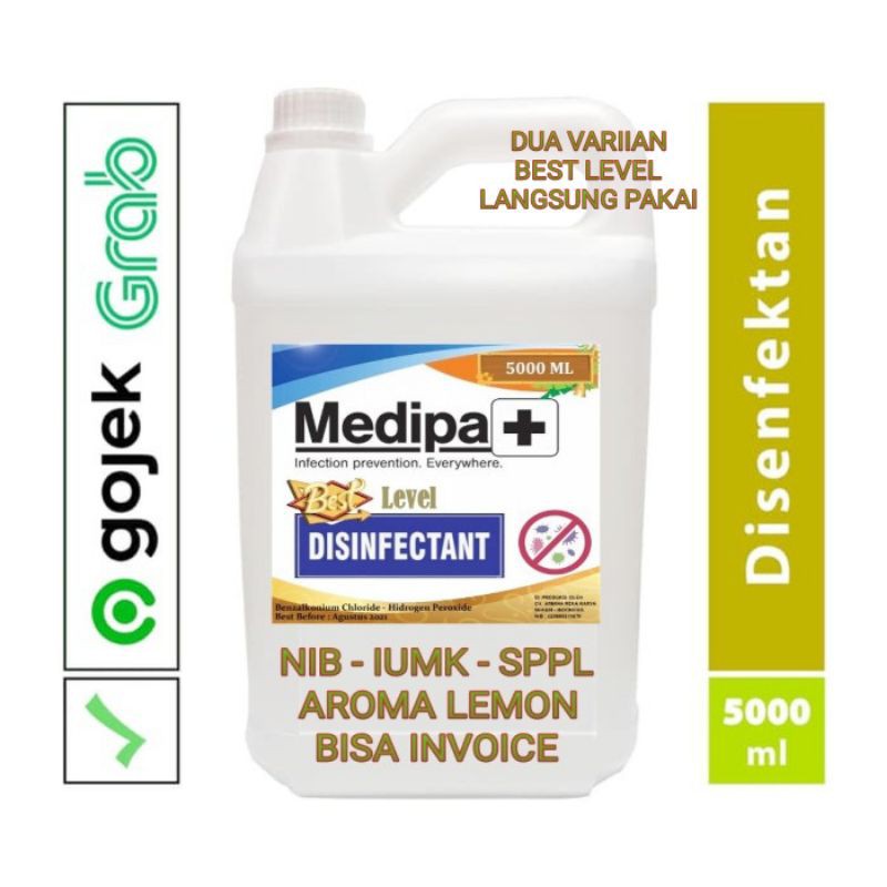 Jual disinfektan disinfectant disinfectan desinfektan 5 liter 5000ml ...