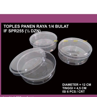 Jual TOPLES PANEN RAYA 1/4 BULAT IF SPR 255 (6 PCS) | Shopee Indonesia