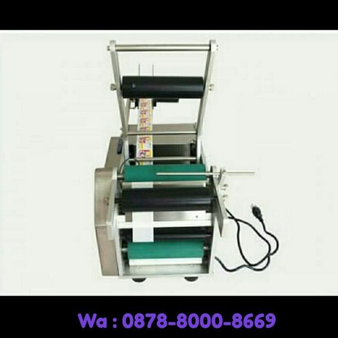 Jual Mesin Labeling /Semi- Automatic Round Bottle Labeling Machine ...