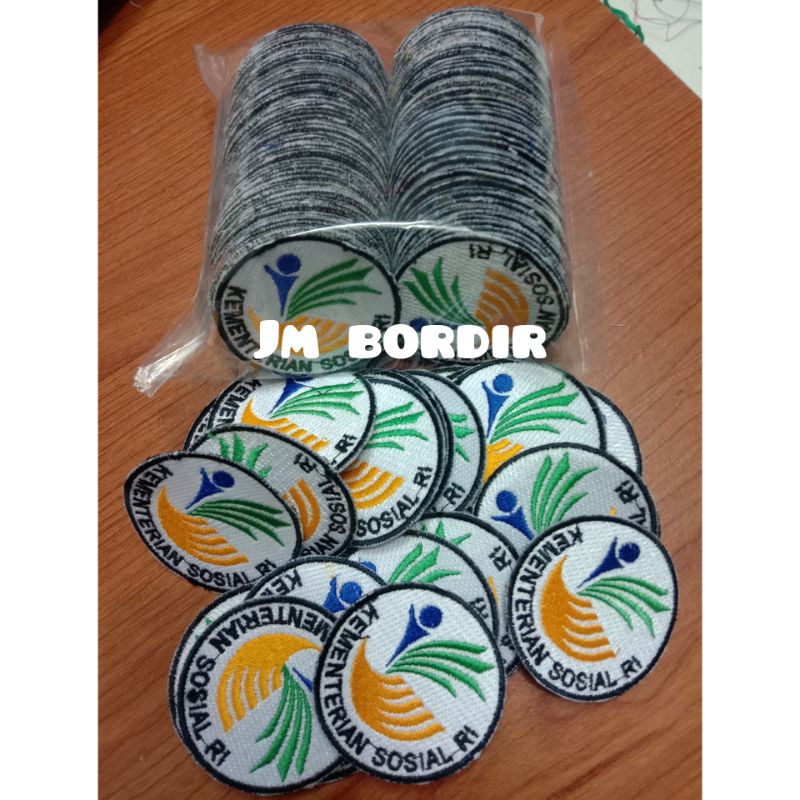 Jual LOGO KEMENSOS || LOGO KEMENTRIAN SOSIAL R.I || LOGO BORDIR ...