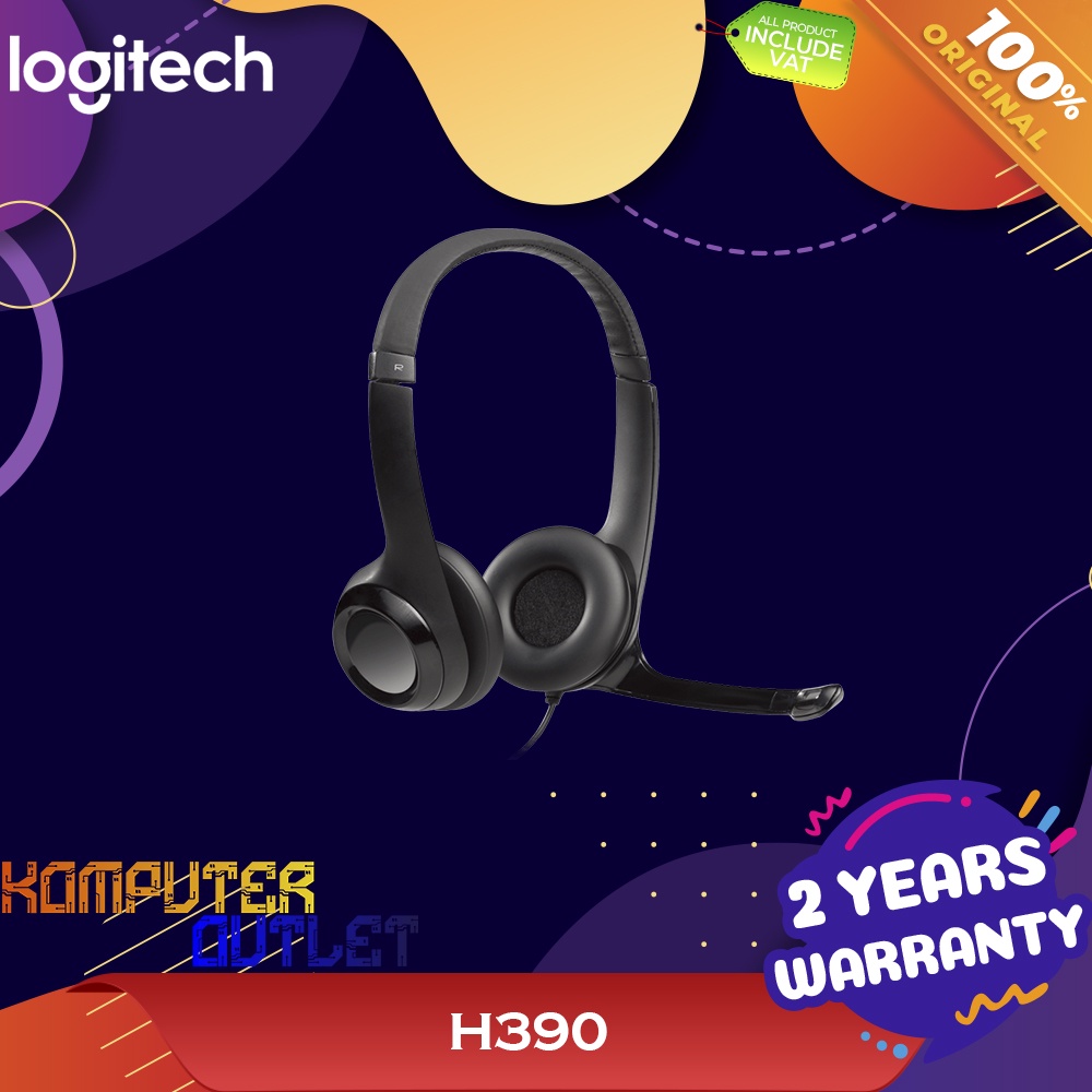 Jual LOGITECH H390 - USB Headset | Shopee Indonesia