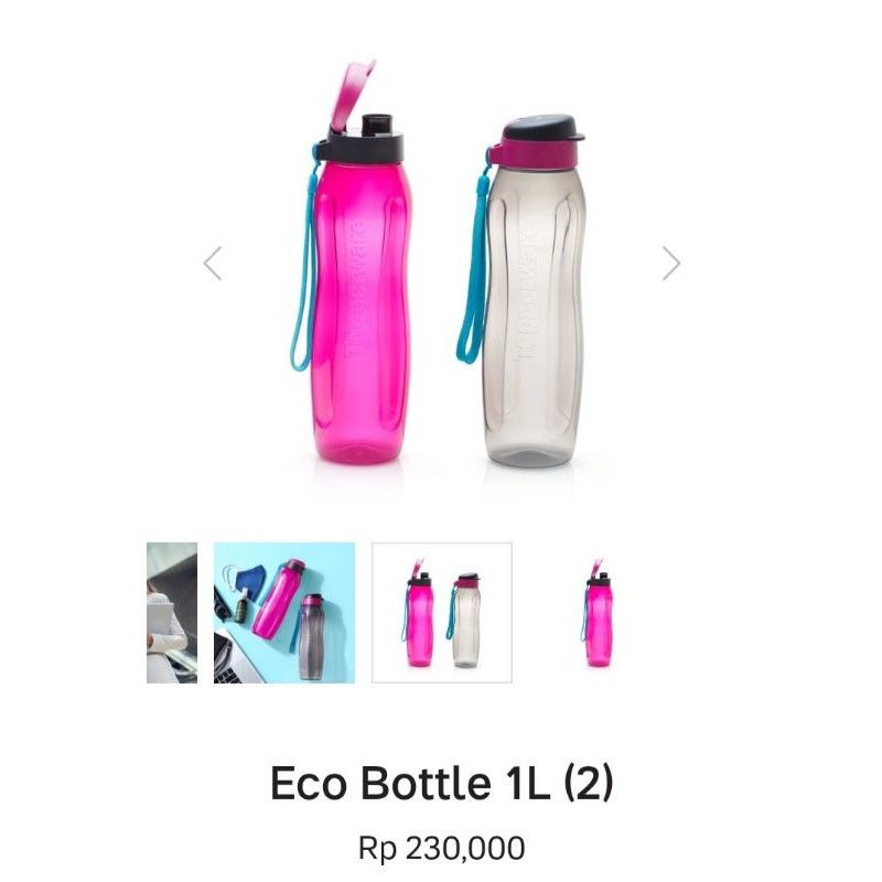 Jual Tupperware Ecco bottle 1liter | Shopee Indonesia