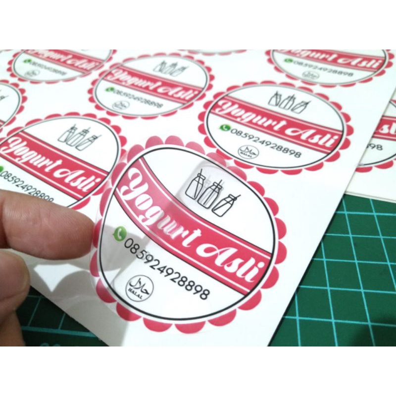 Jual Cetak Stiker Print+Cutting Stiker Chromo / Vynil / Transparan ...