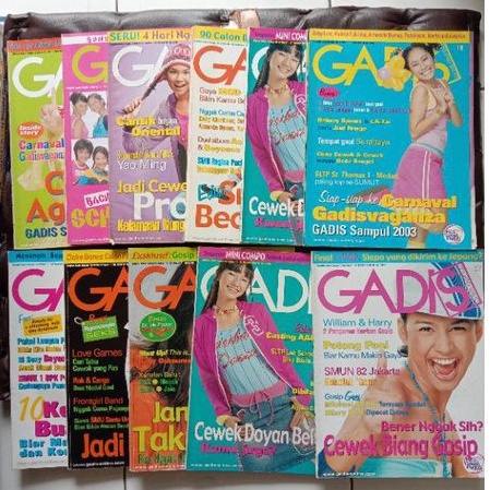 Jual majalah GADIS tahun 2003 Majalah GADIS Edisi 2003 majalah bekas Majalah Jadul | Shopee ...