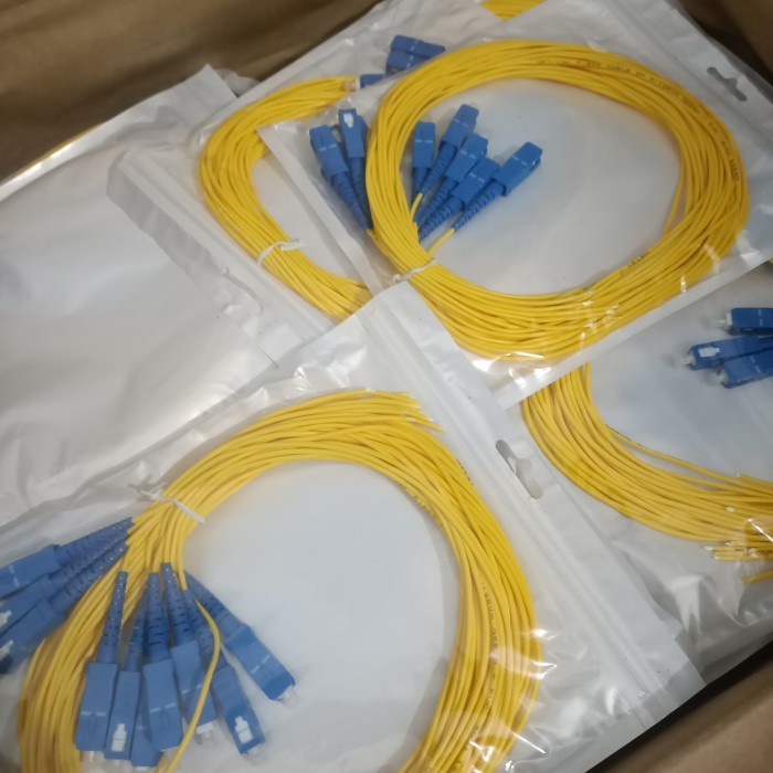 Jual KABEL PIGTAIL FIBER OPTIK SC UPC BIRU 1,5METER 2MM | Shopee Indonesia
