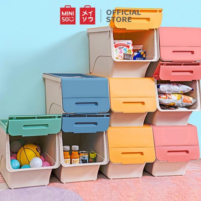 Jual MINISO Storage Box Kotak penyimpanan besar mulut kuda nil Box ...