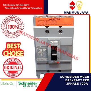 Jual MCCB SCHNEIDER EZC100F 3 PHASE 100A / mccb schneider 3 phase 100A | Shopee Indonesia