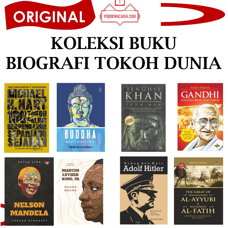 Jual Original - Koleksi Buku Biografi Tokoh Dunia - 100 Tokoh Paling ...