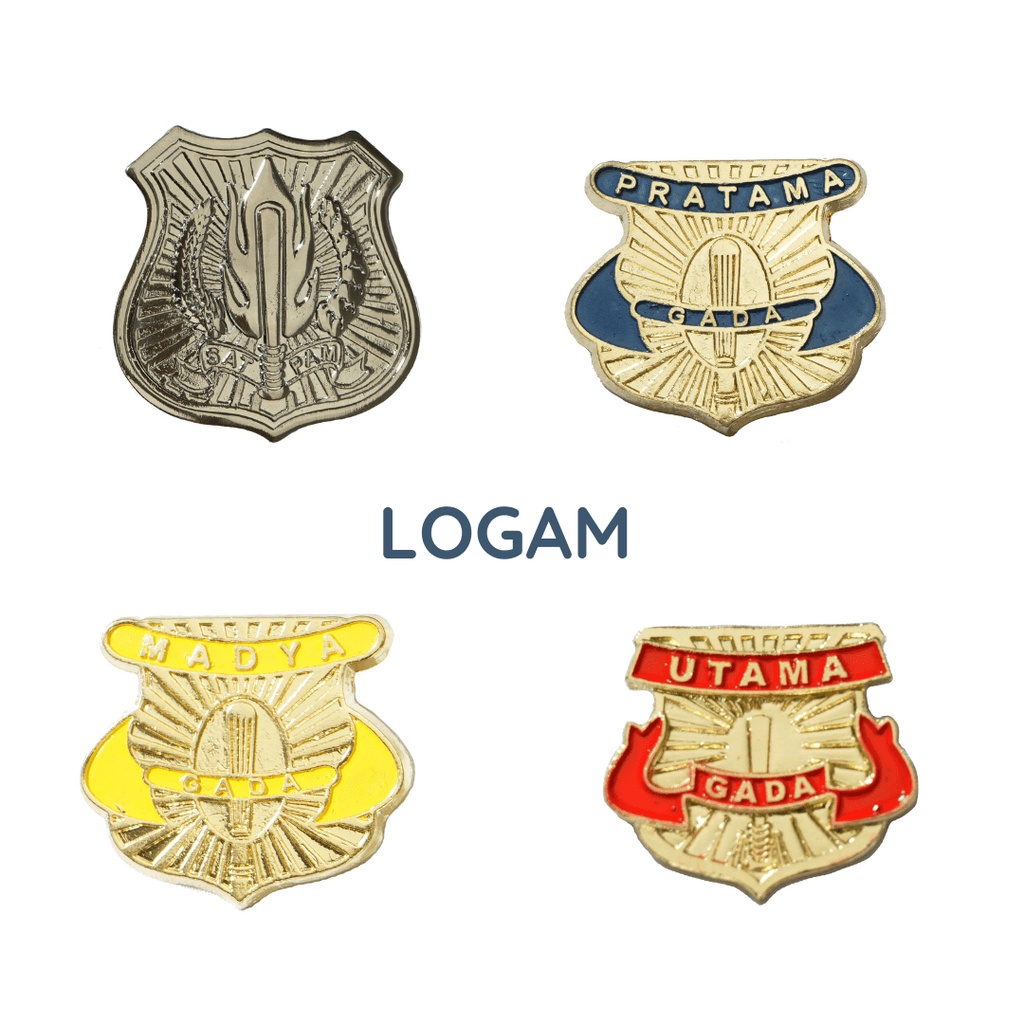 Jual Badge Kewenangan & Pin Kualifikasi Satpam PDH (Logam) | Shopee ...