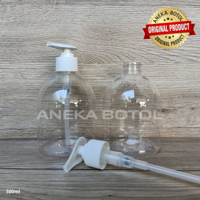 Jual BOTOL HAND SOAP 500 ML TUTUP PUMP LEBAR/PIPIH - botol cuci tangan ...