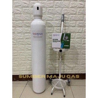 Jual Tabung Oksigen 2m3 Lengkap Siap Pakai (+Regulator+Selang+Troli+Isi) | Shopee Indonesia