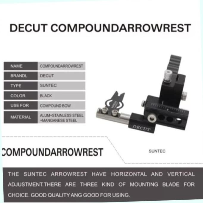 Jual Panahan Arrow Rest Compound Decut Suntec - Blade Arrowrest Untuk ...
