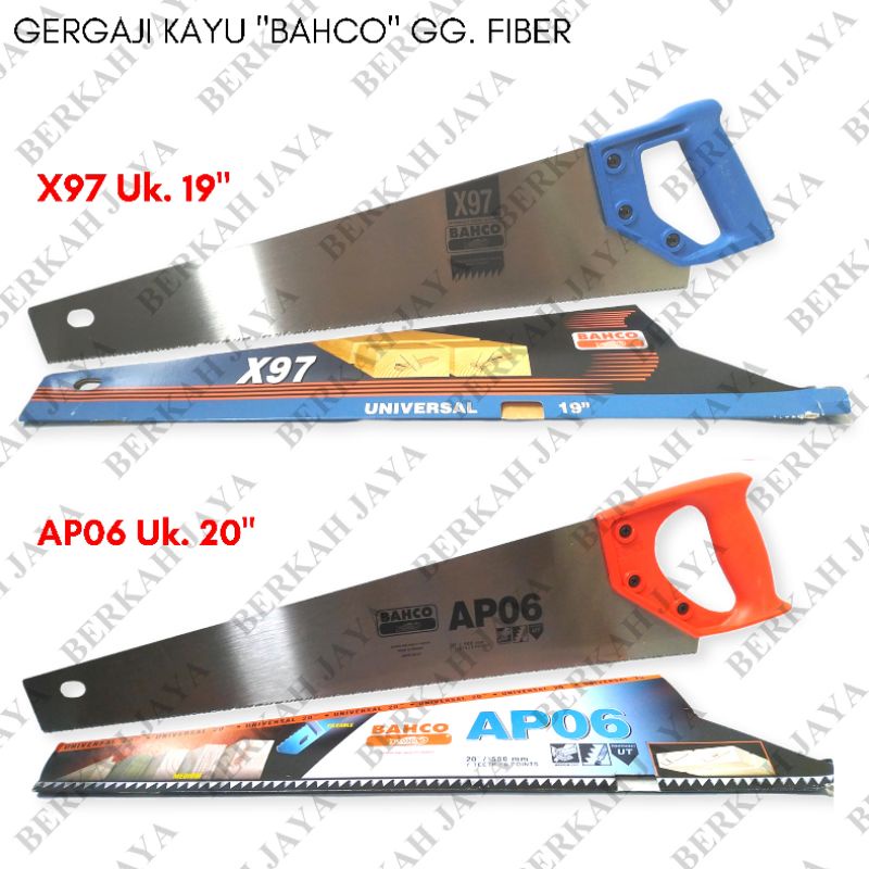 Jual Gergaji Kayu BAHCO Type X97 dan AP06 Graji tangan gorok / Handsaw 19 Inch / 20 Inch ...