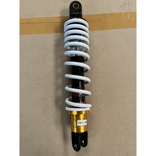 Jual mono shock skok sok vario 335mm merek scarlet racing gold white ...