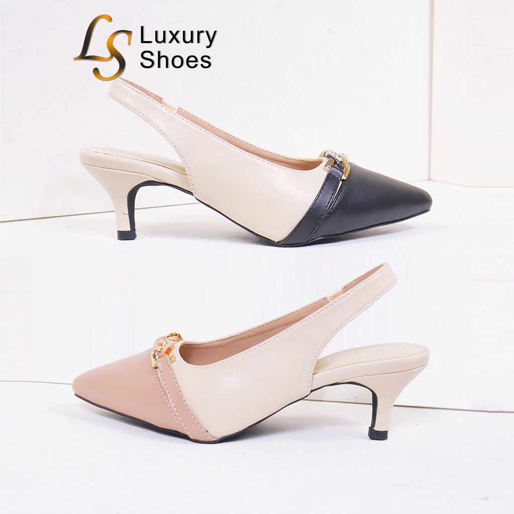 Jual ALESYA Sepatu Pesta Kondangan Kerja High Heels Hak Tinggi Hells ...