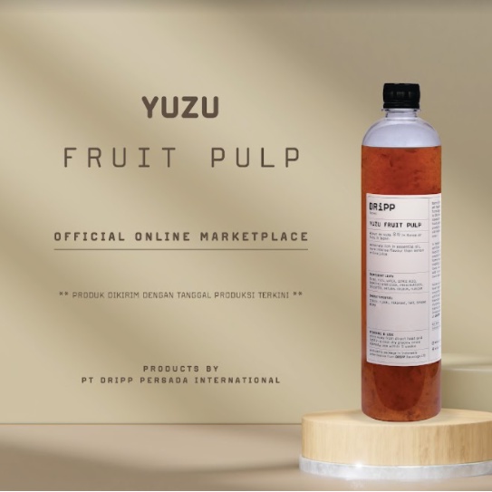 Jual DRiPP Yuzu Fruit Pulp (Sirup Bubur Buah Rasa Yuzu) Untuk Minuman ...