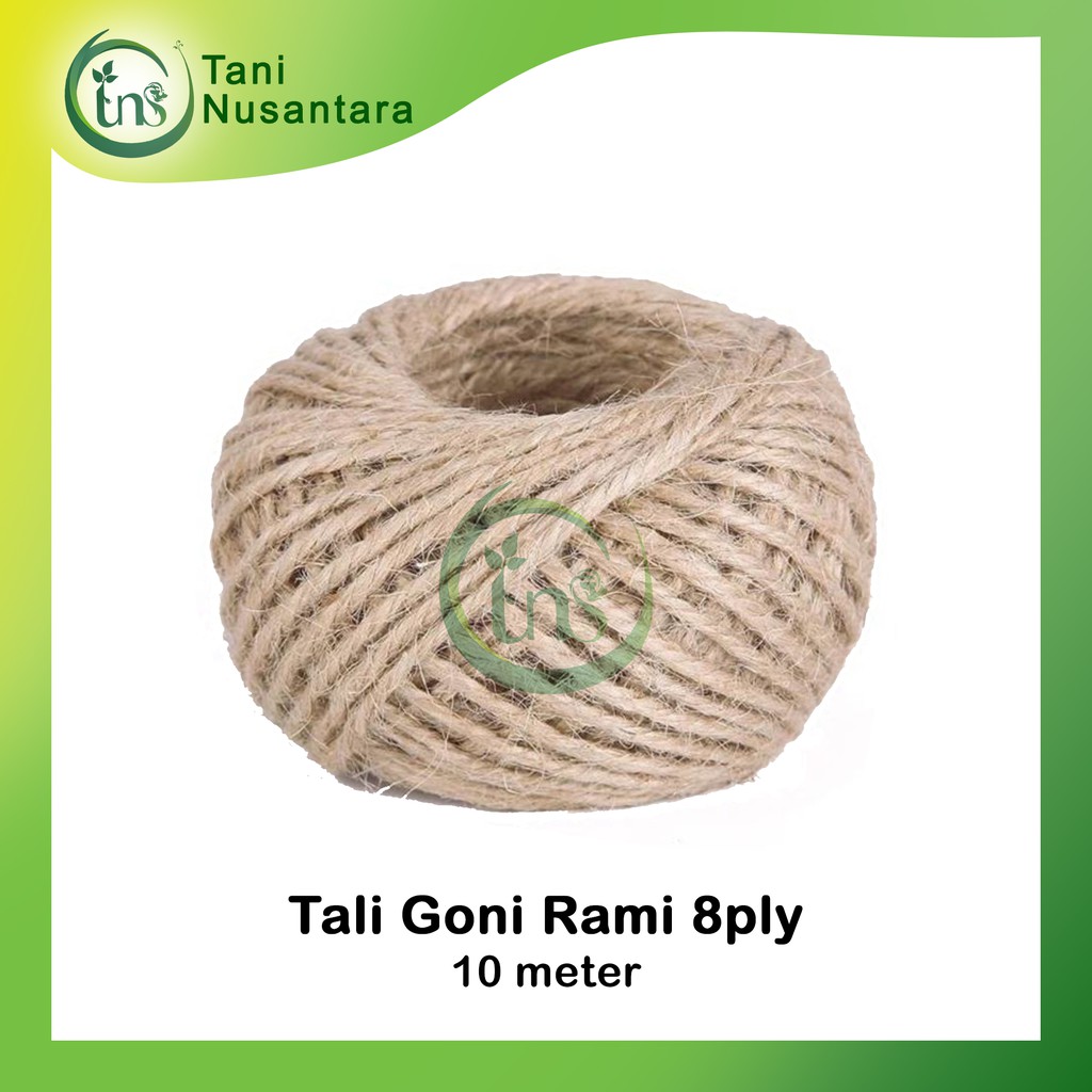 Jual tambang goni Tali Rami 8 ply per 10 meter / Tali goni Jerami ...