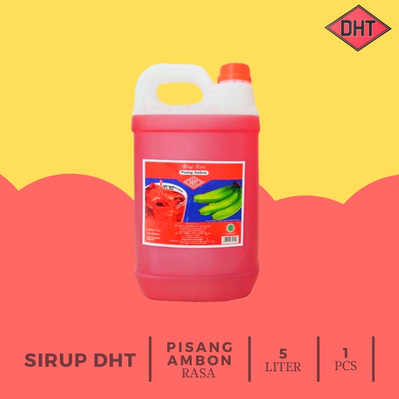 Jual SIRUP DHT RASA PISANG AMBON OLEH-OLEH KHAS MAKASSAR JERIGEN ISI 5 ...