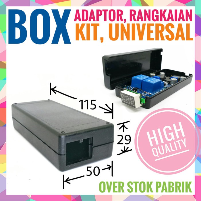 Jual BOX adaptor plastik ABS115*50*29 mm rangkaian universal ex ...