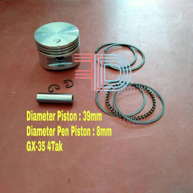 Jual Piston Ring Assy Honda GX35 4Tak Diameter 39mm untuk Mesin Potong ... Jual Piston Ring Assy Honda GX35 4Tak Diameter 39mm untuk Mesin Potong ...