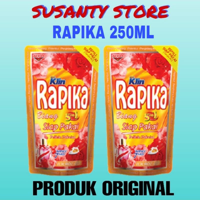 Jual RAPIKA LUXURIOUS GOLD 250ML PEWANGI PAKAIAN.(BELI 2GRATIS 1 ...