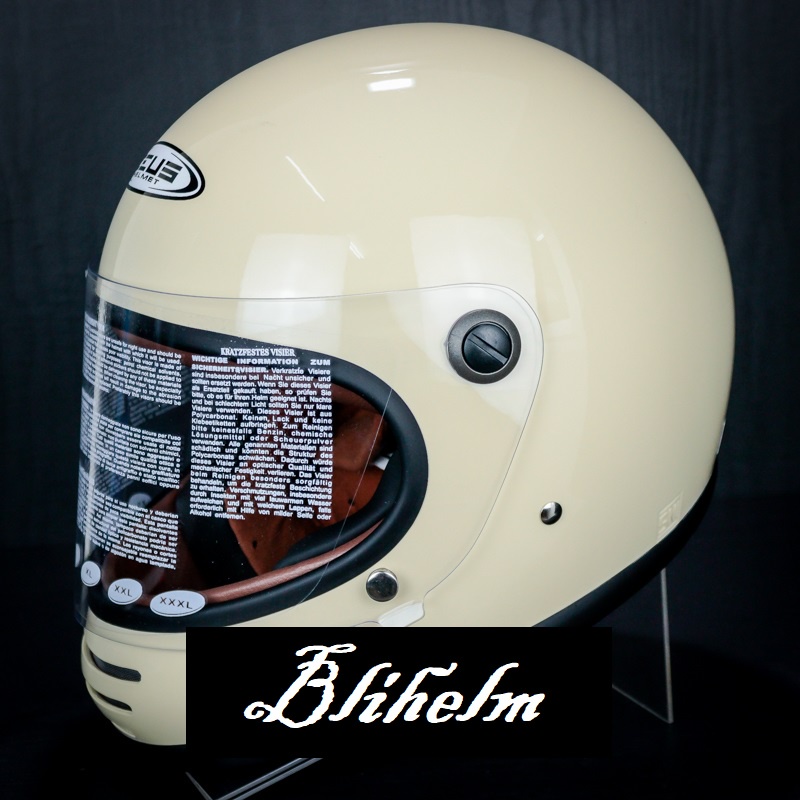 Jual HELM RETRO ZS816E SOLID IVORY - HELM 816E ZEUS RETRO CLASSIC ...