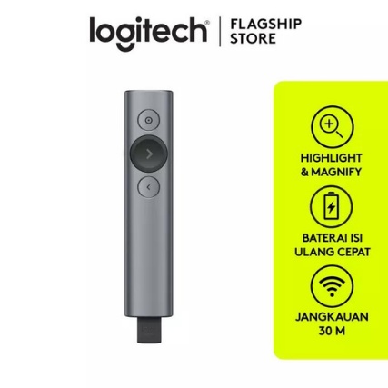 Jual Logitech Spotlight Wireless Presentation Remote Presentasi ...