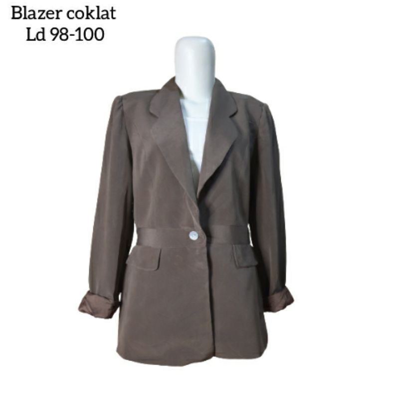 Jual Blazer coklat | Shopee Indonesia