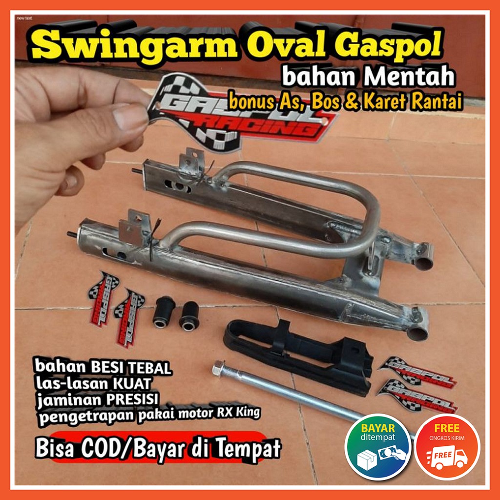 Jual Swingarm Arm Oval RX King Besi Tebal Las-lasan Kuat Lengan Ayun ...