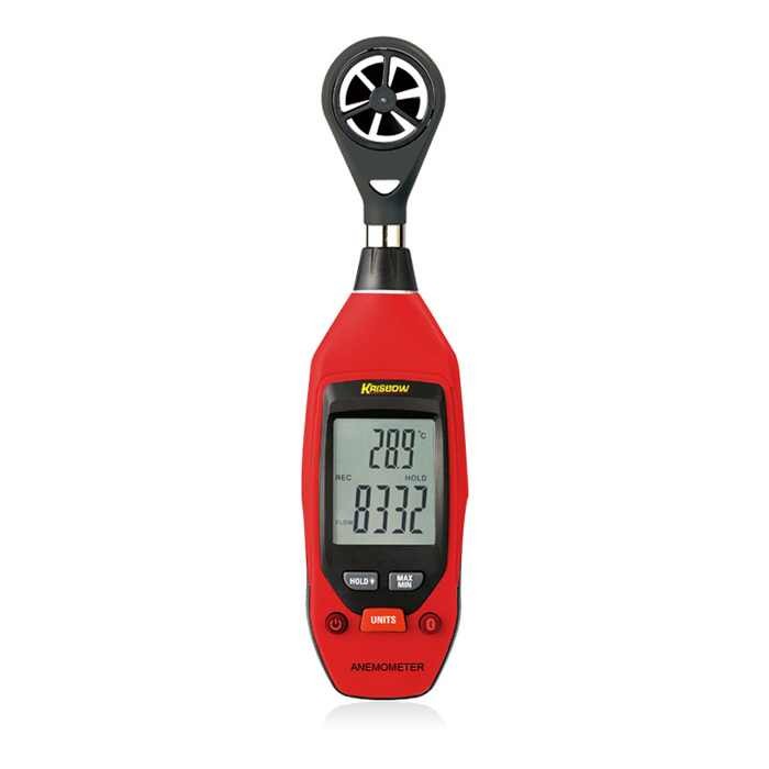 Jual Alat Ukur Angin Anemometer Digital 0.4 To 20 M/S Krisbow 10176567 ...