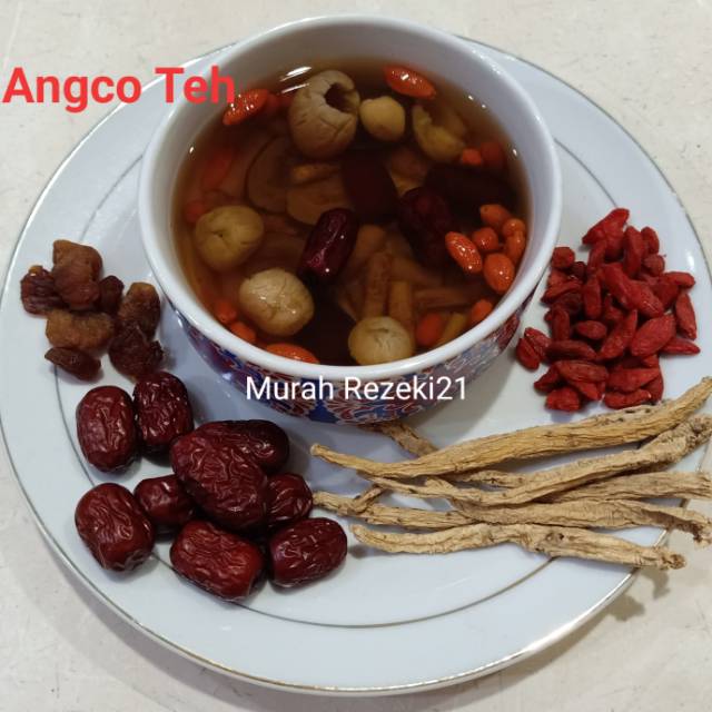 Jual Teh Angco Lengkeng / Angco Teh / Gui Yuan Hong Zao Cha | Shopee ...